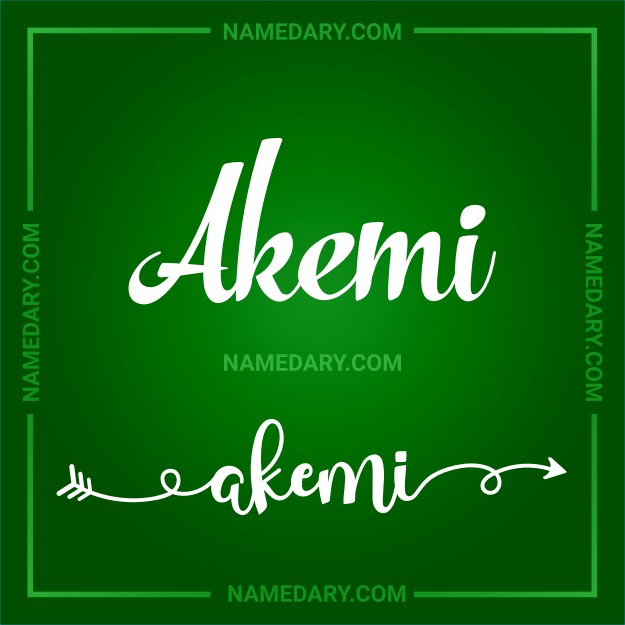 Akemi: Meaning, Origin, Traits & More | Namedary
