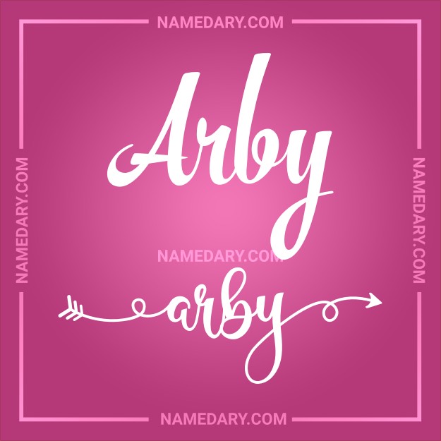 Arby: Meaning, Origin, Traits & More | Namedary