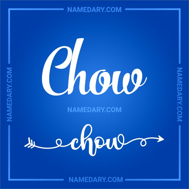 Chow: Meaning, Origin, Traits & More | Namedary