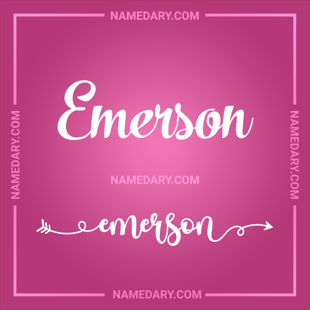 Emerson: In-Depth Name Meaning, Popularity Trends, and More Insights