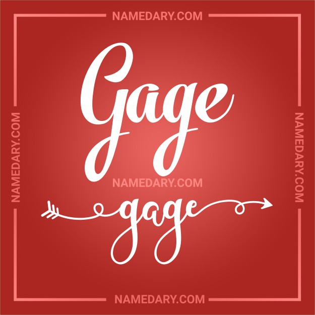 Gage: Meaning, Origin, Traits & More | Namedary