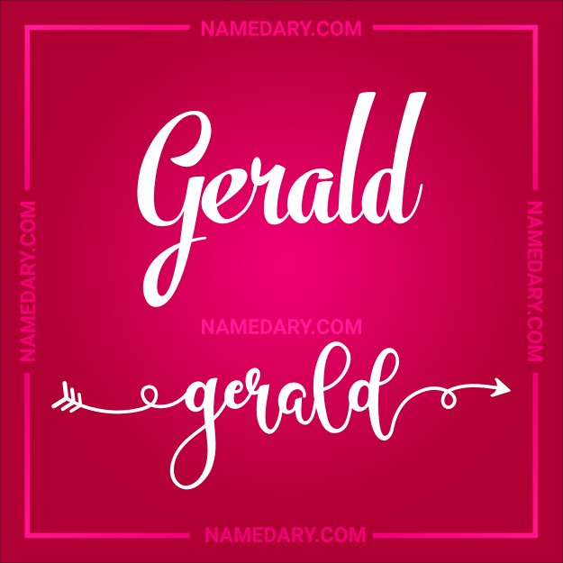 Gerald: Meaning, Origin, Traits & More | Namedary