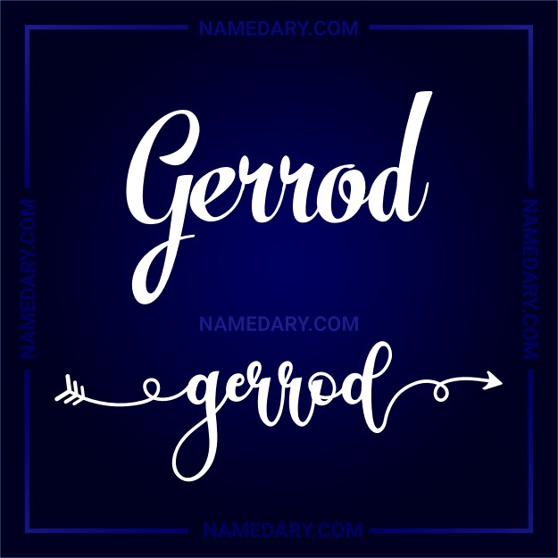 Gerrod: Meaning, Origin, Traits & More | Namedary