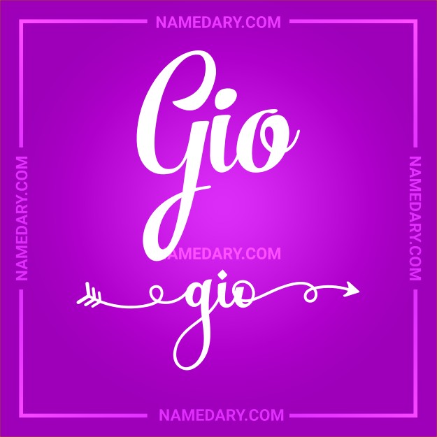 Gio: Meaning, Origin, Traits & More | Namedary
