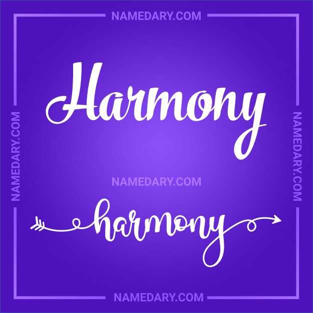 Harmony: Meaning, Origin, Traits & More | Namedary