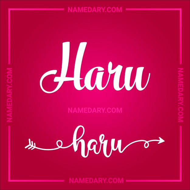Haru: Meaning, Origin, Traits & More | Namedary