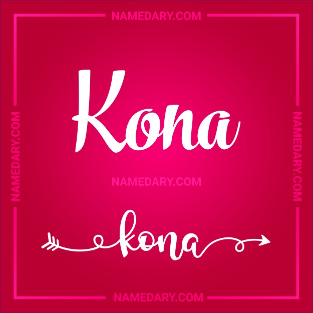 What Does The Name Kona Mean