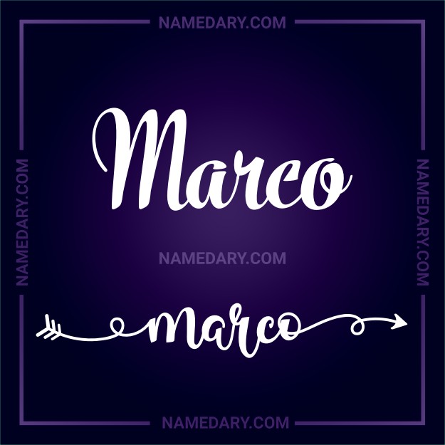 Marco: Meaning, Origin, Traits & More | Namedary