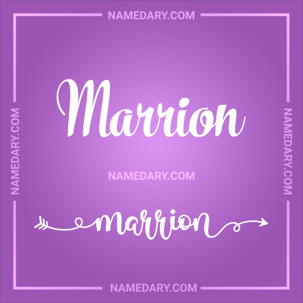 Marrion: Meaning, Origin, Traits & More | Namedary