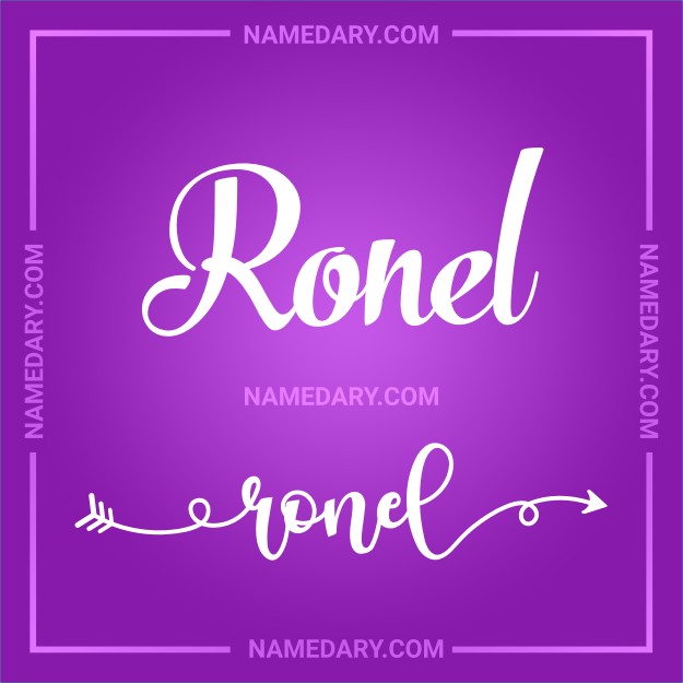 Ronel: Meaning, Origin, Traits & More | Namedary