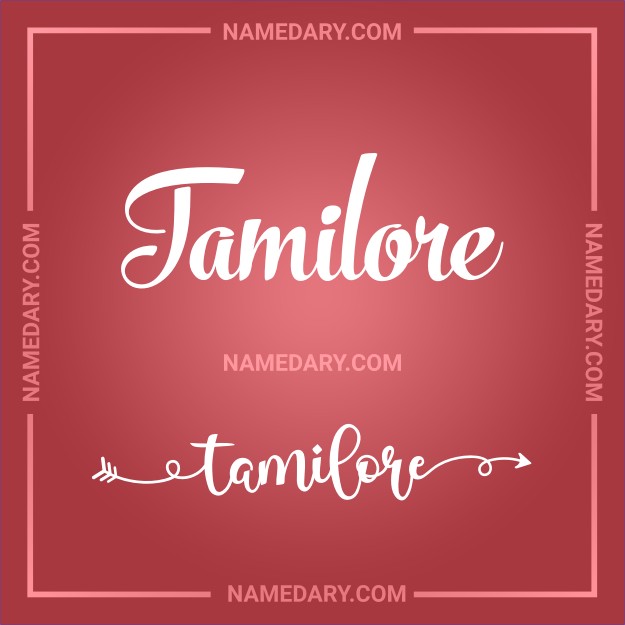 Tamilore: Meaning, Origin, Traits & More | Namedary